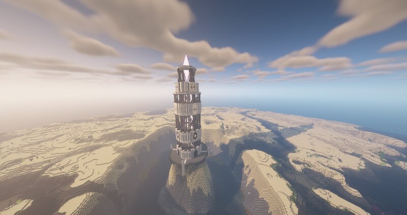 Desert Oasis Spire Minecraft Map