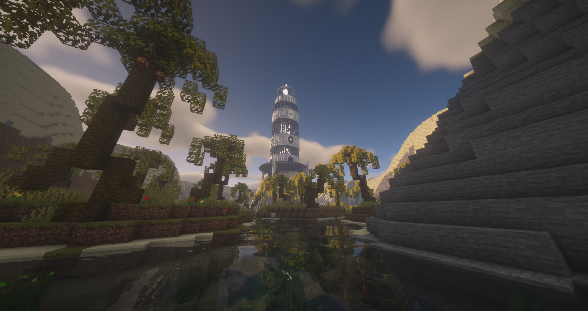 Desert Oasis Spire Minecraft Map