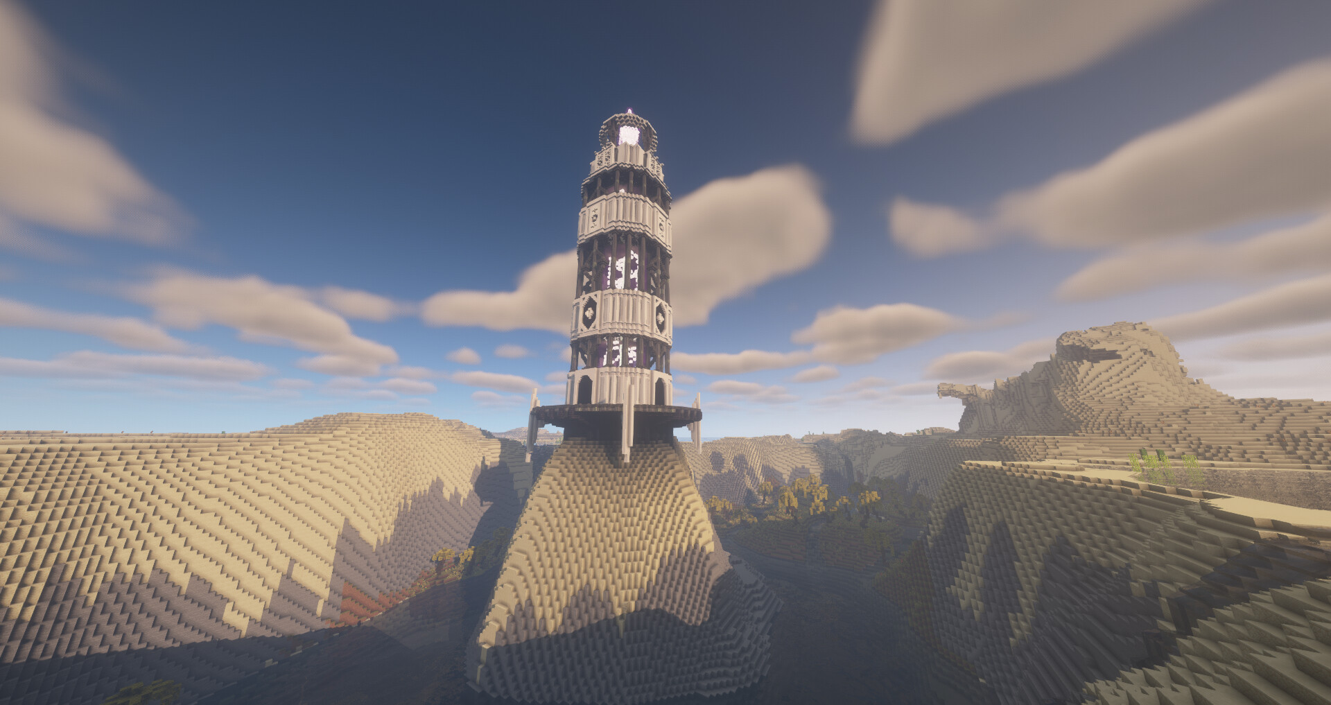 Desert Oasis Spire Minecraft Map