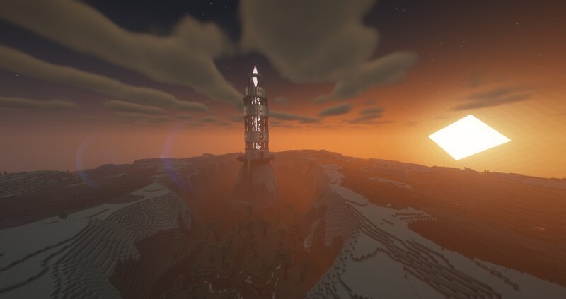 Desert Oasis Spire Minecraft Map