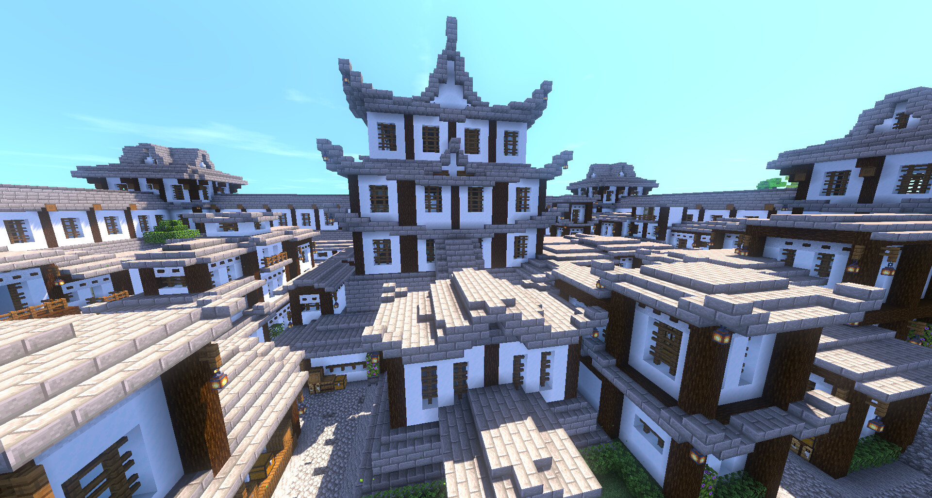 Japanese village Minecraft Map