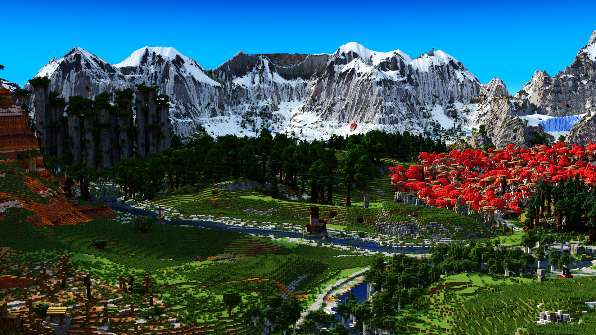 🌄 Qerolyx - Mesa Lands [Minecraft Survival World, 6k, 1.19+ Download ...