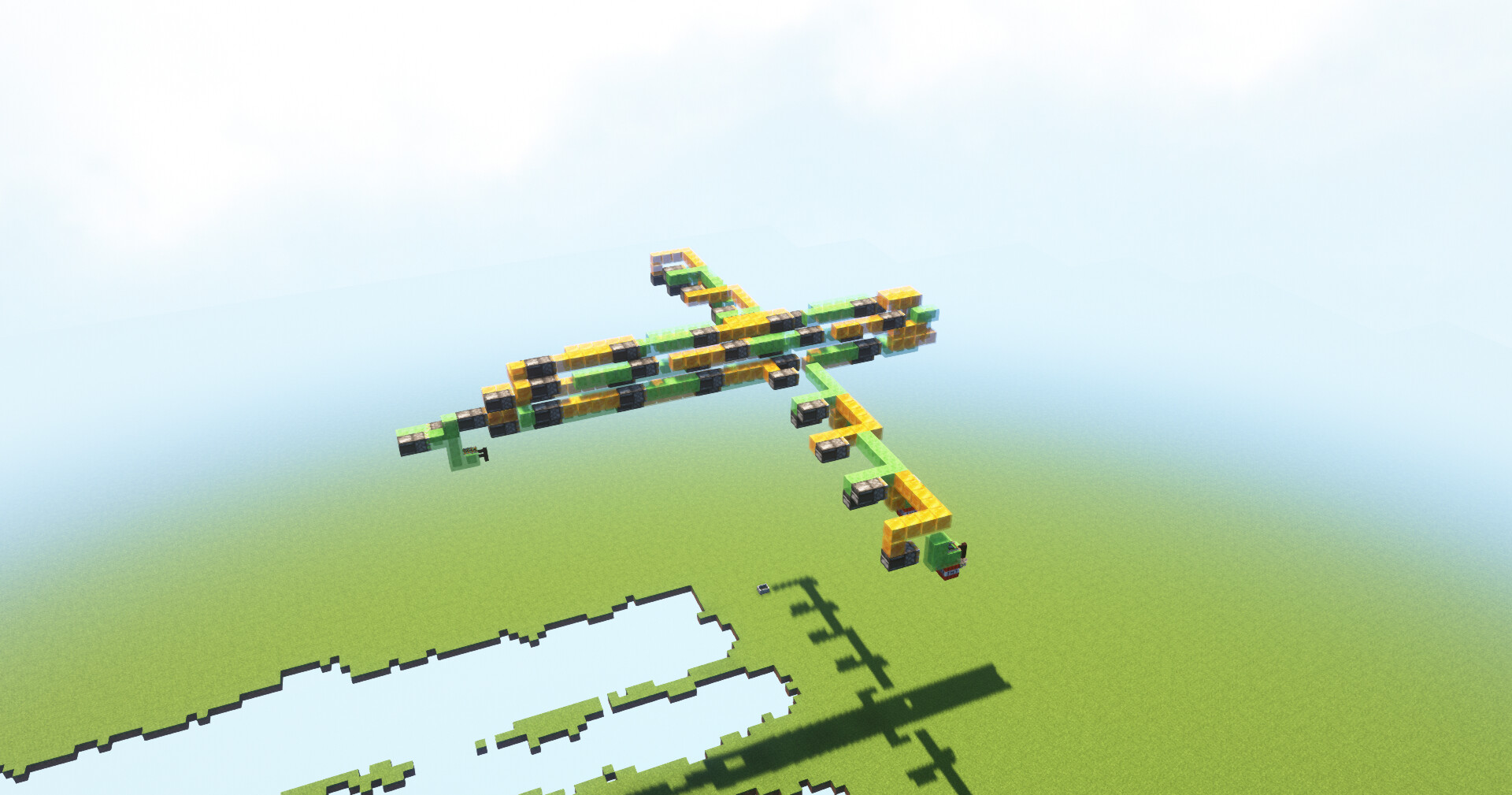 Bomber airplane Minecraft Map