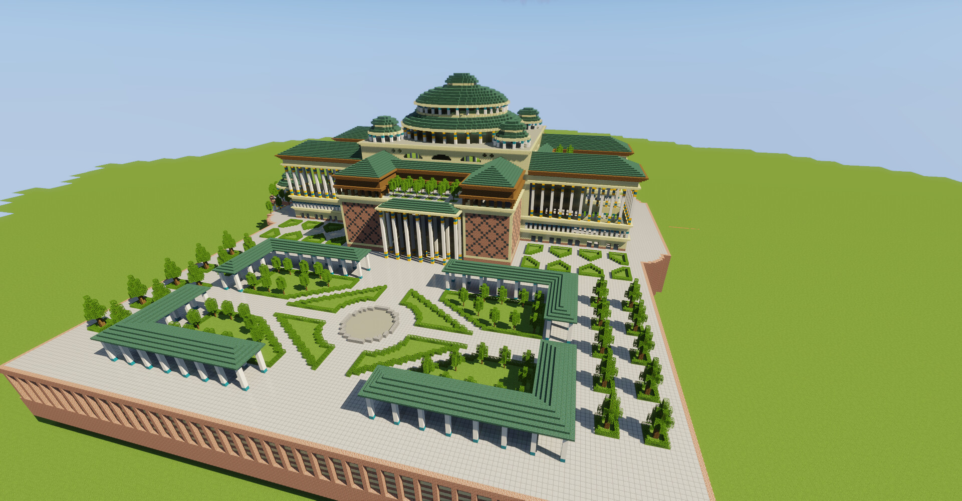 Millet Kütüphanesi, Presidential Library, Ankara, Turkey Minecraft Map