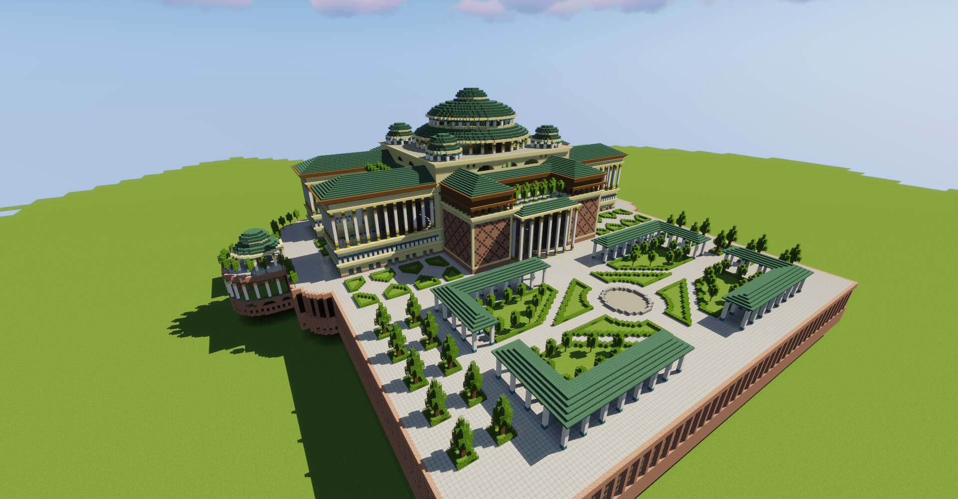 Millet Kütüphanesi, Presidential Library, Ankara, Turkey Minecraft Map