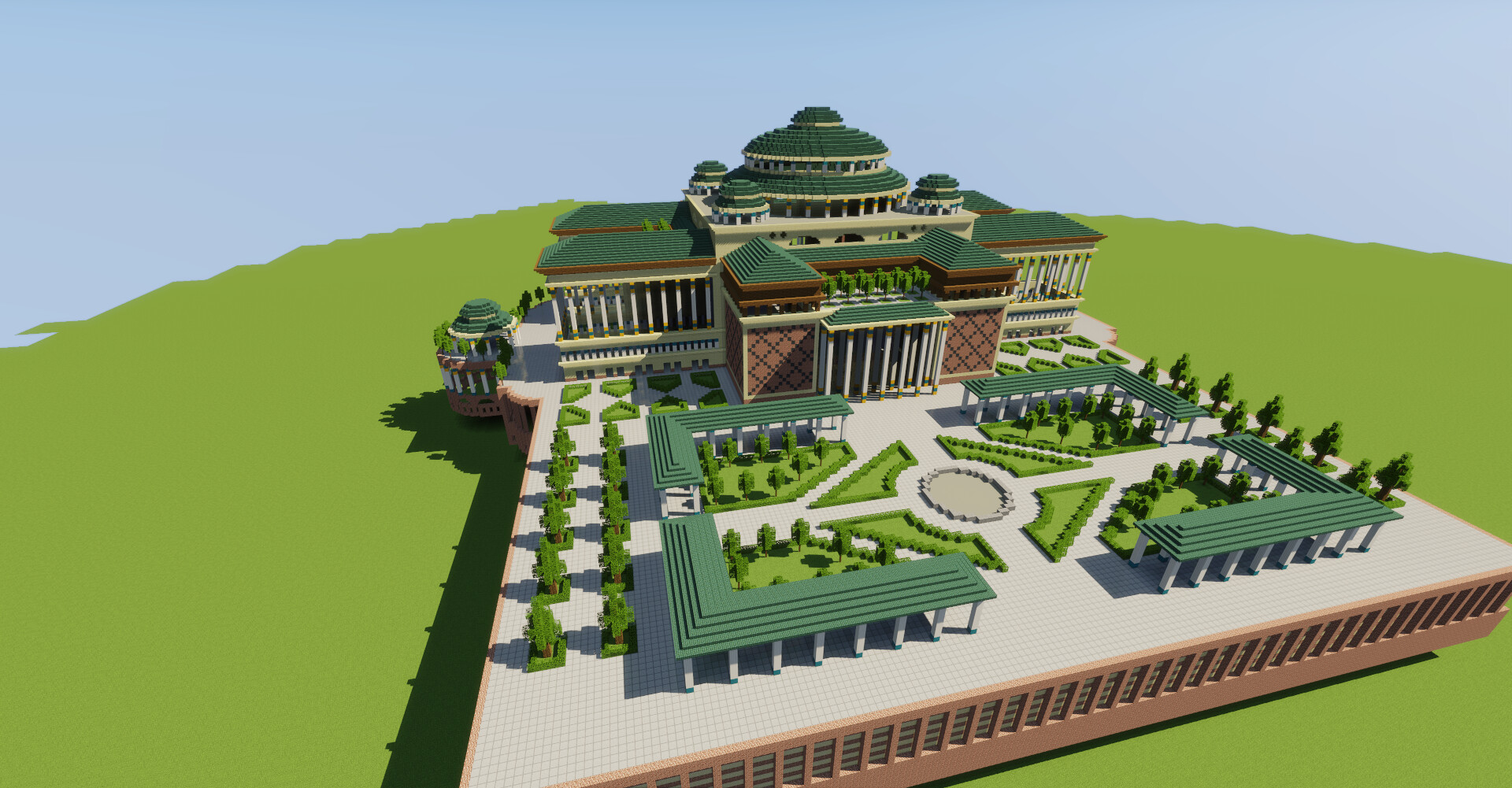 Millet Kütüphanesi, Presidential Library, Ankara, Turkey Minecraft Map