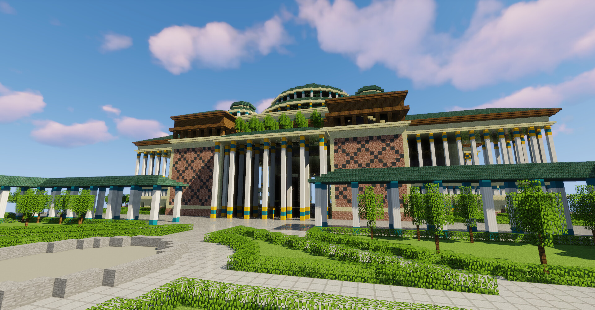 Millet Kütüphanesi, Presidential Library, Ankara, Turkey Minecraft Map