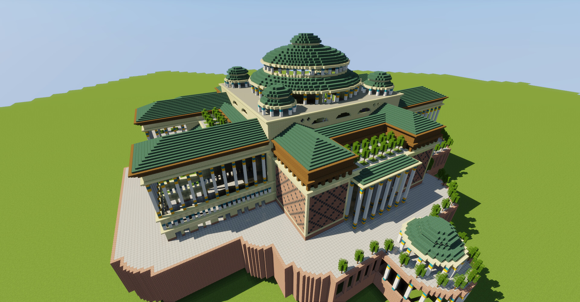 Millet Kütüphanesi, Presidential Library, Ankara, Turkey Minecraft Map