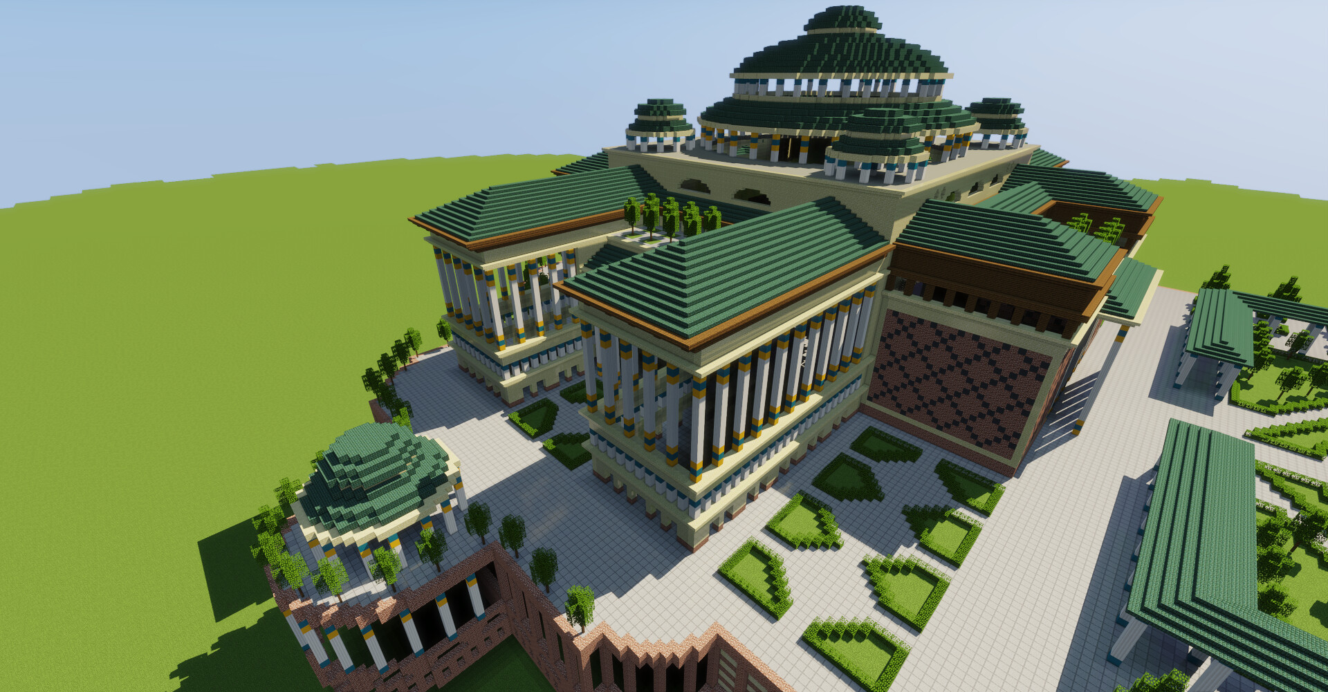 Millet Kütüphanesi, Presidential Library, Ankara, Turkey Minecraft Map