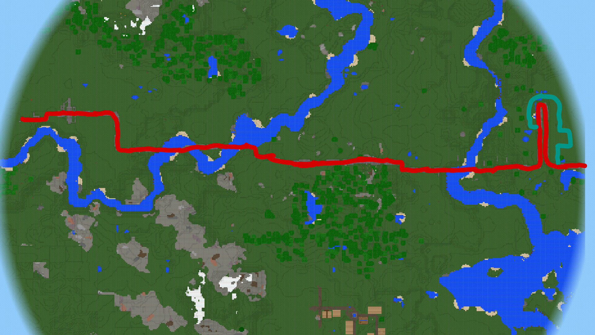 Interstate 376 (Java+Bedrock) Minecraft Map