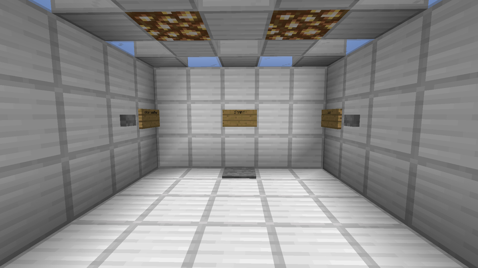 Glass blocks Minecraft Map