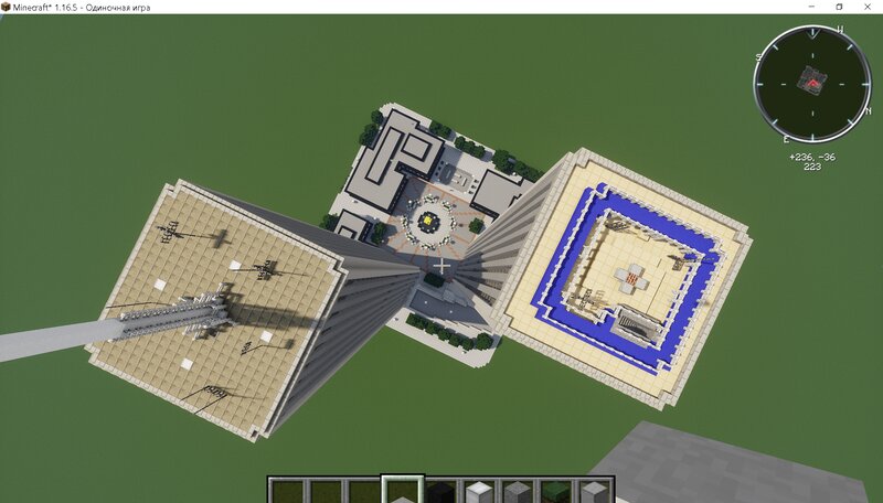 World Trade Center 1:3 Scale Minecraft Map