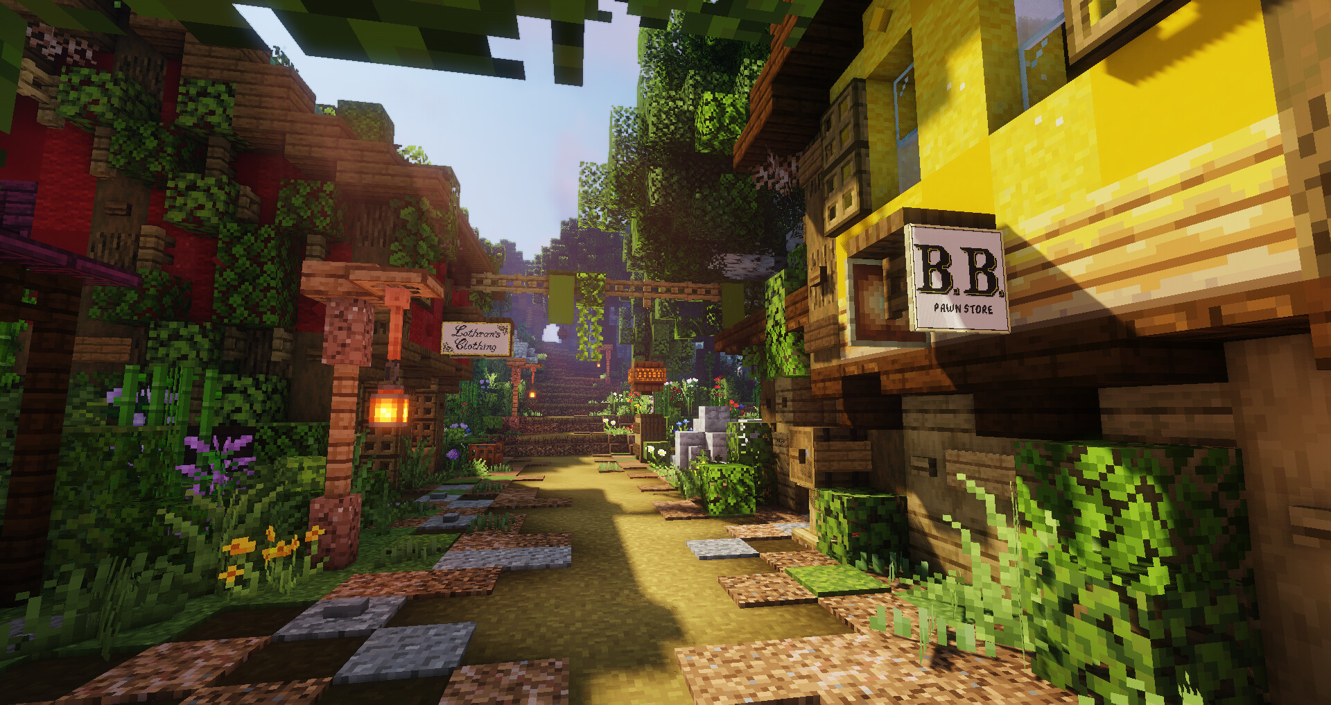 Aestarius - Medieval Halfling Town - Fables and Fantasy RP. Minecraft Map