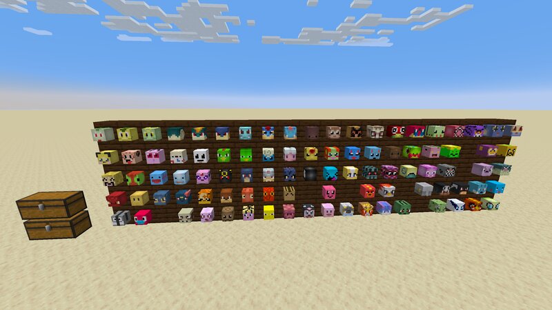 Pokemon Generation 2 Player Heads Minecraft Map