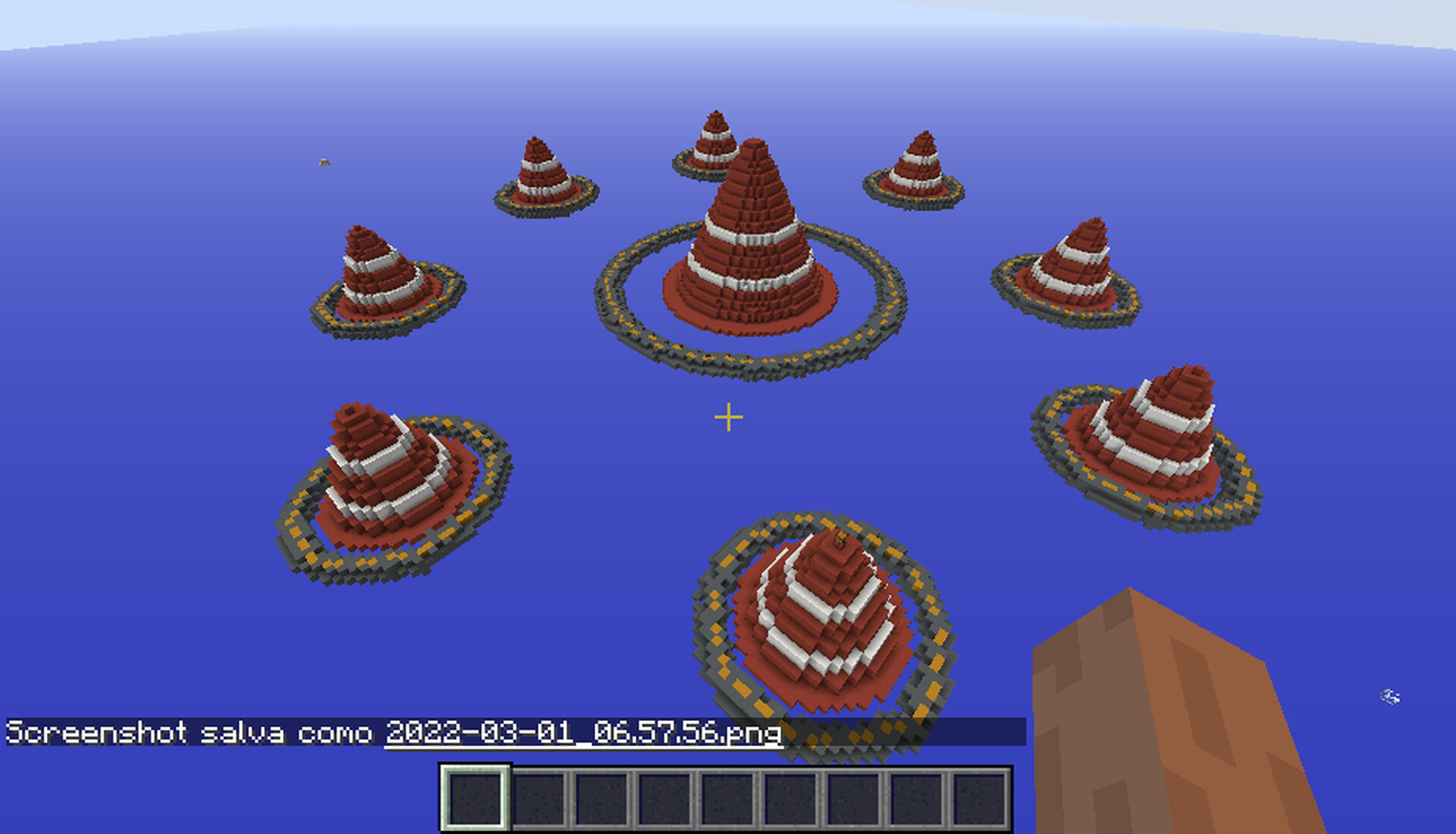 Map Skywars traffic cone Minecraft Map