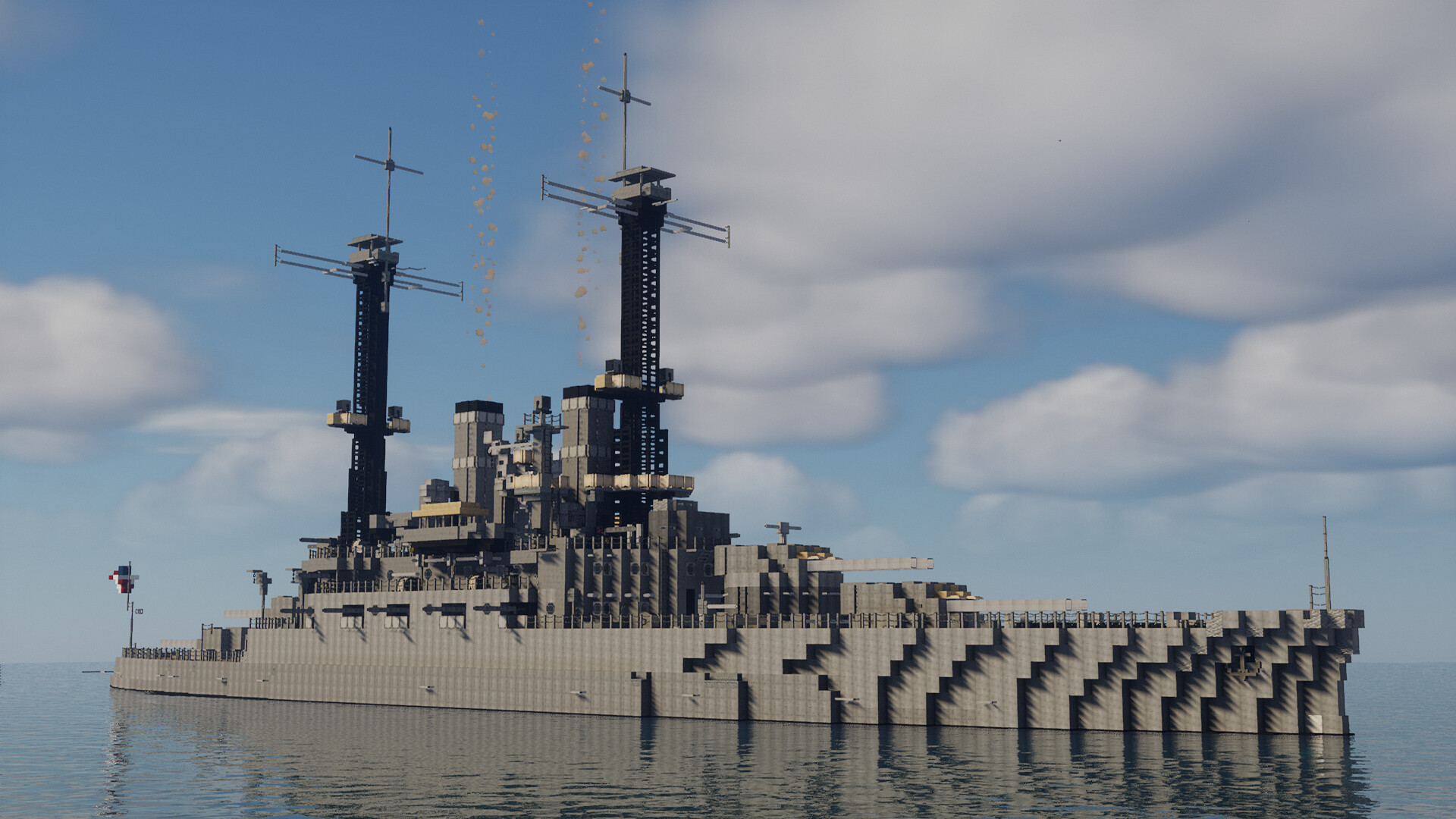 BB-26 USS South Carolina, South Carolina-Class Dreadnought Minecraft Map