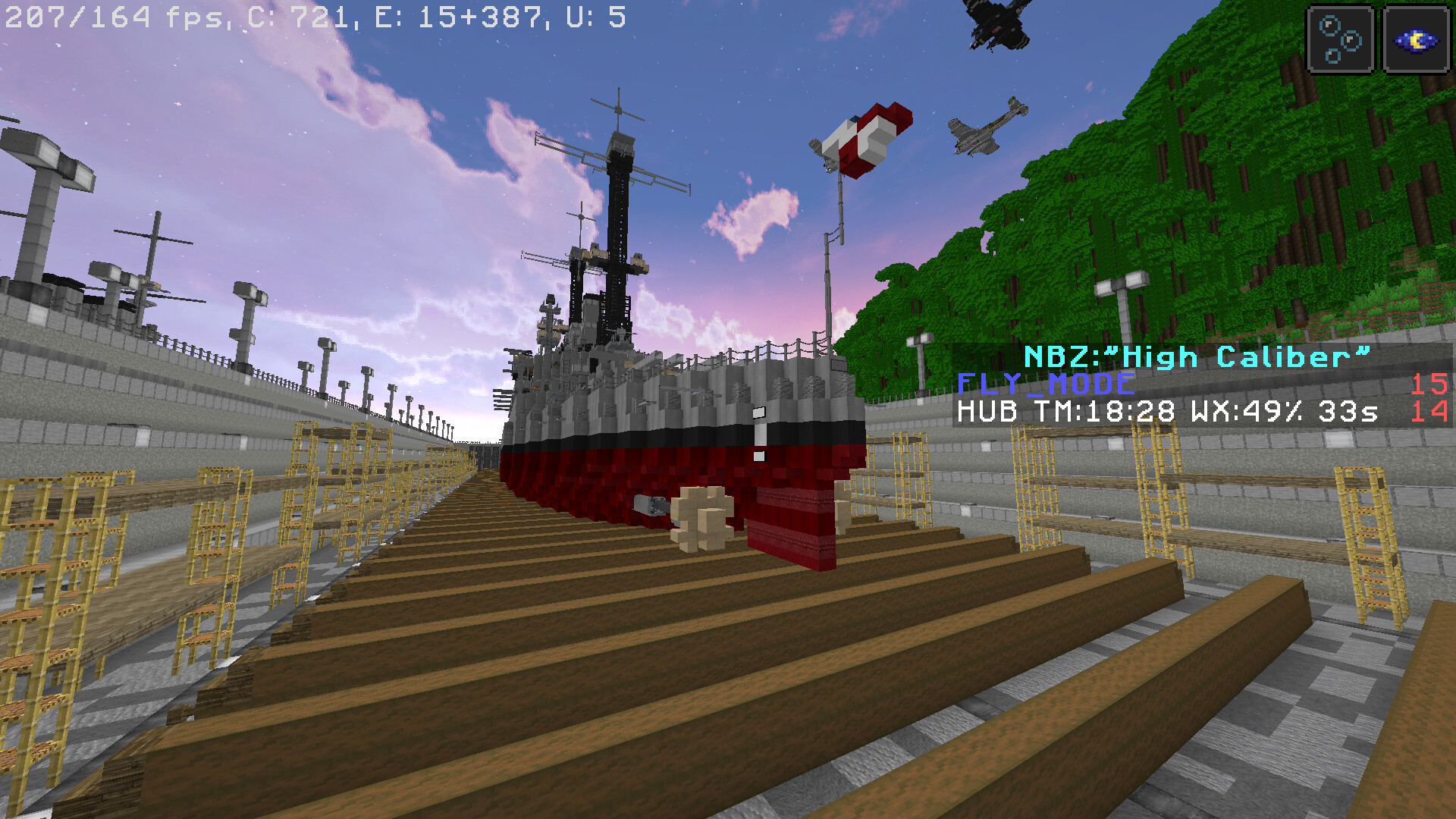 BB-26 USS South Carolina, South Carolina-Class Dreadnought Minecraft Map