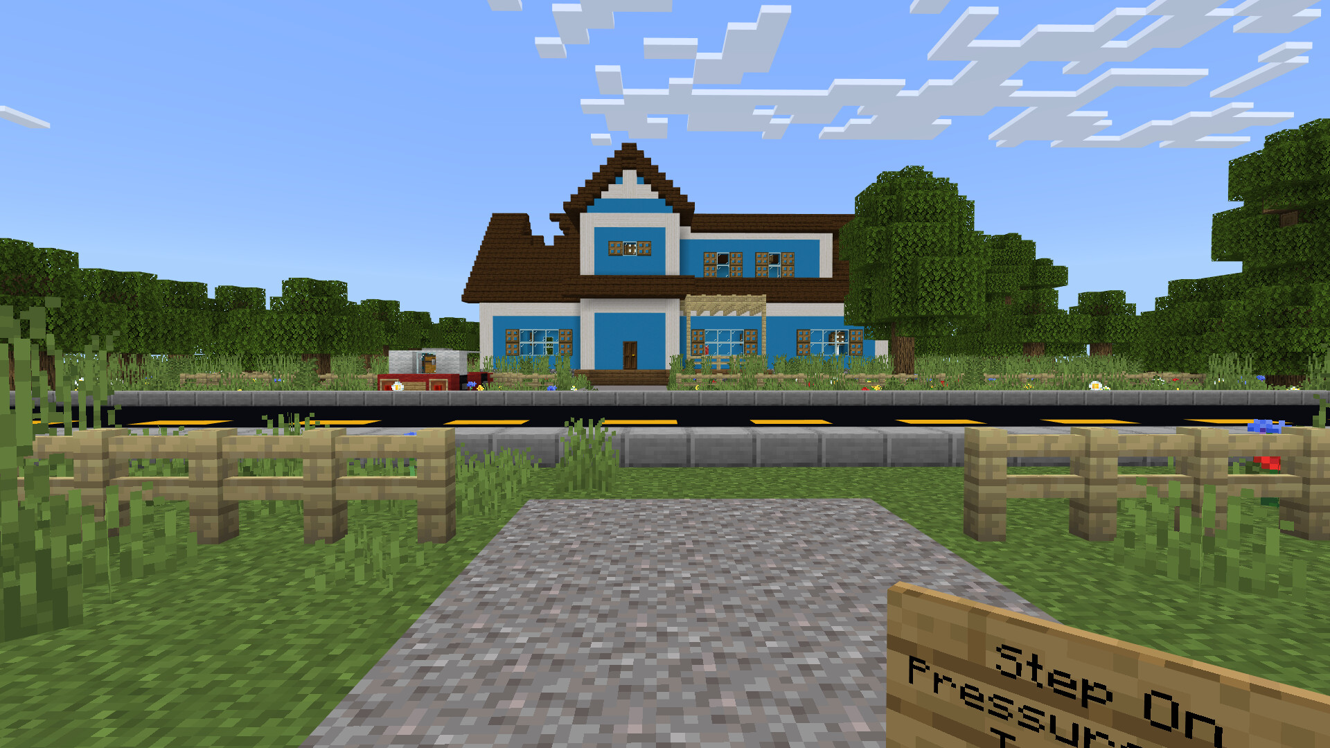 Hello Neighbor Act 1 Minecraft Map