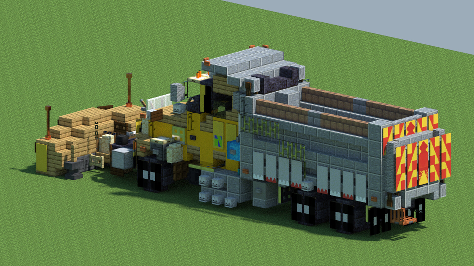 Mack Granite, Snow plow [With Download] Minecraft Map