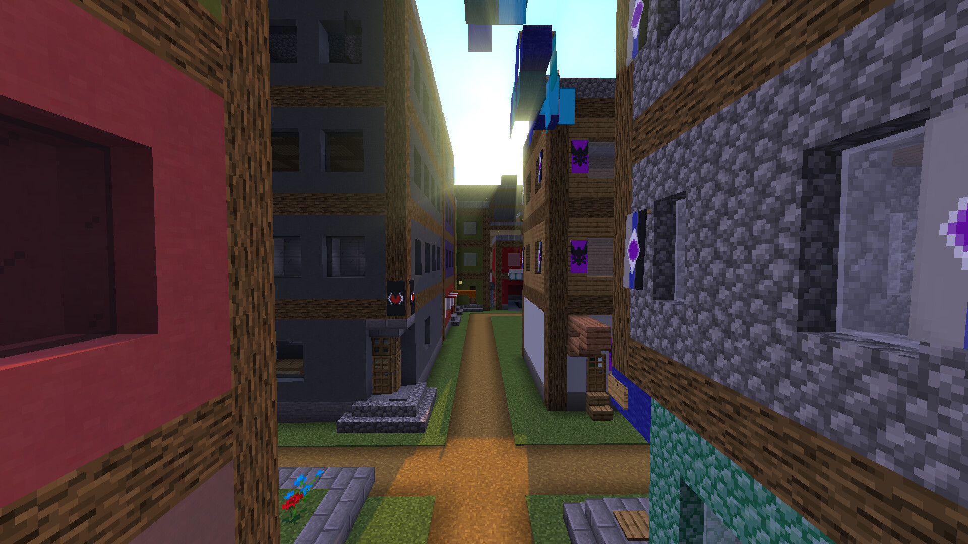 First photos of the city Minecraft Map