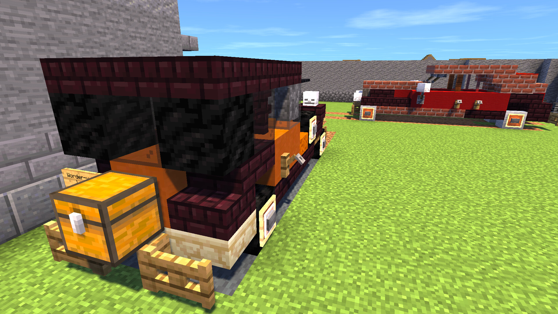 First photos of the city Minecraft Map