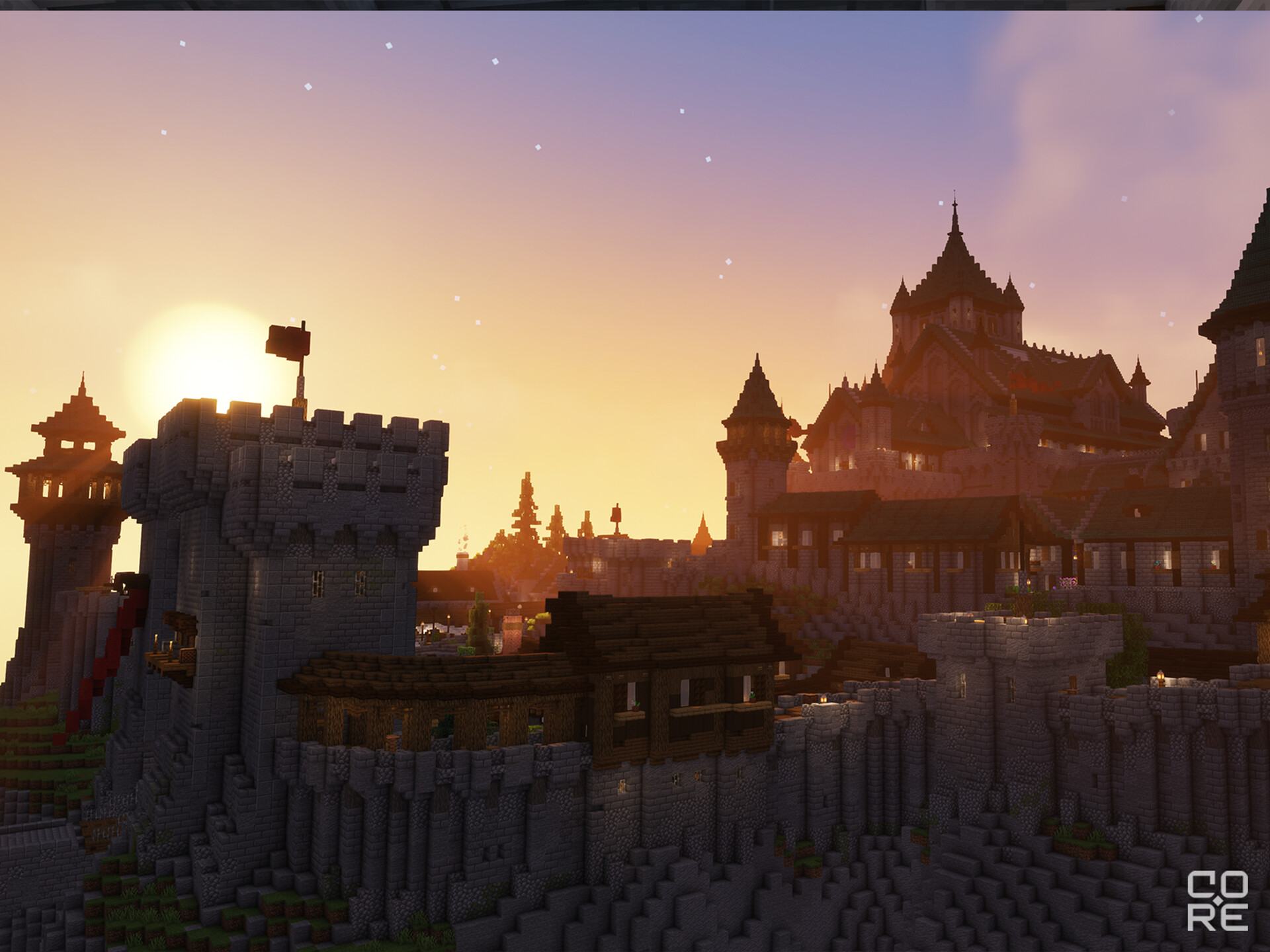 Big Medieval Castle [Download] - CORE Studios Minecraft Map