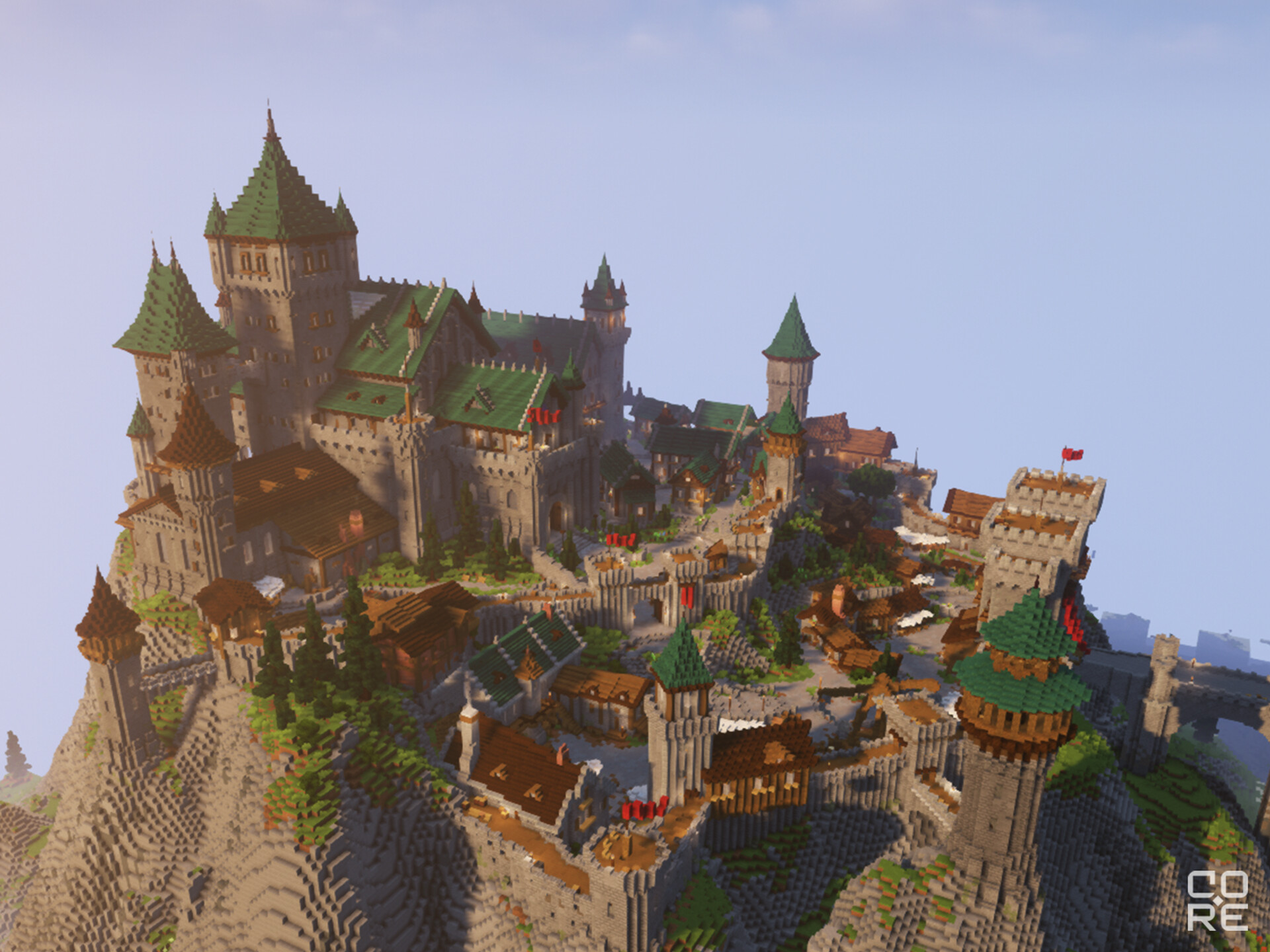 Big Medieval Castle [Download] - CORE Studios Minecraft Map