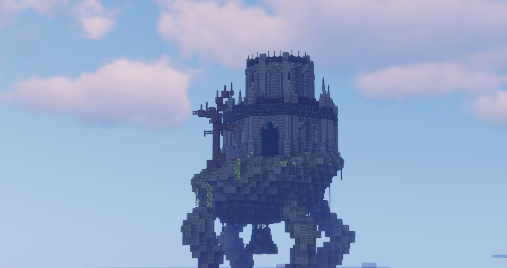 Walking Mausoleum from Elden Ring Minecraft Map