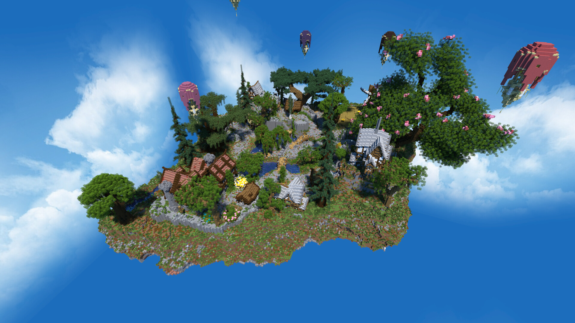 🌸SPRING HUB Minecraft Map