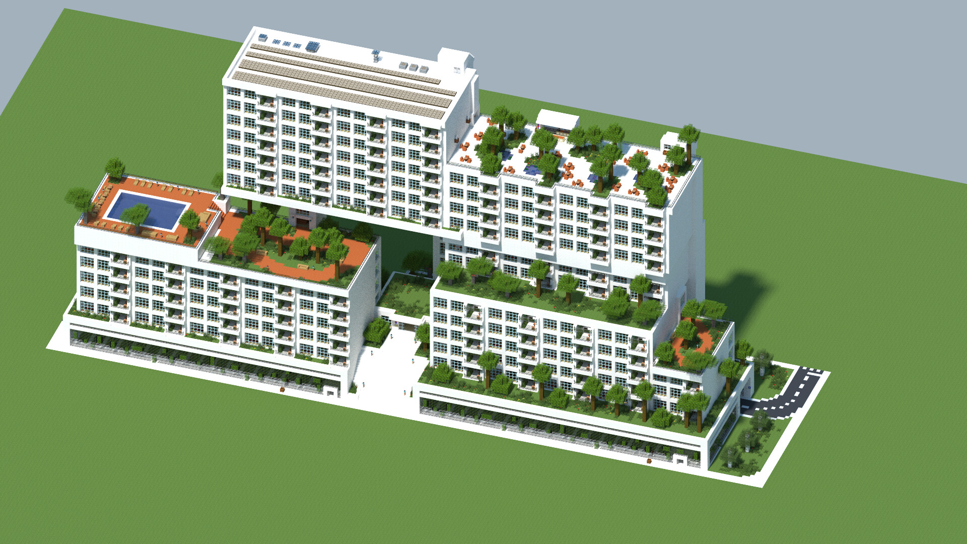 Modern apartments Minecraft Map