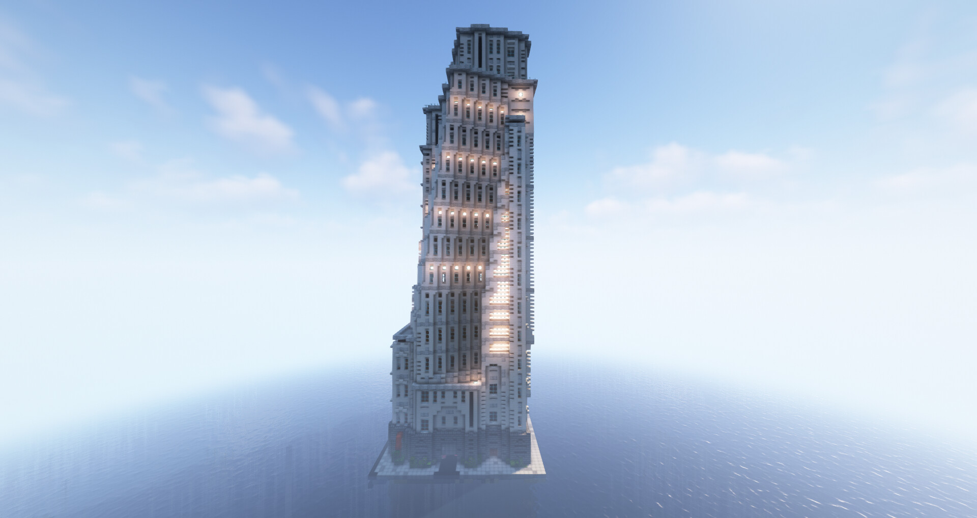 Palace Highrise Skyscraper | Multi-Story Beautiful Modern Skyscraper ...