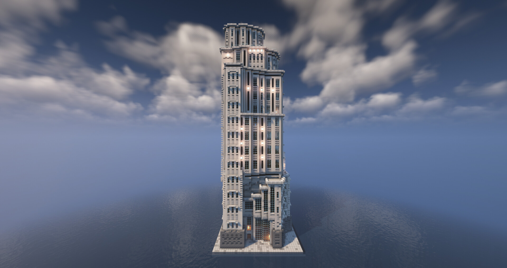 Palace Highrise Skyscraper | Multi-Story Beautiful Modern Skyscraper ...