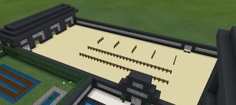 Classic Modern Mansion " Black " Minecraft Map