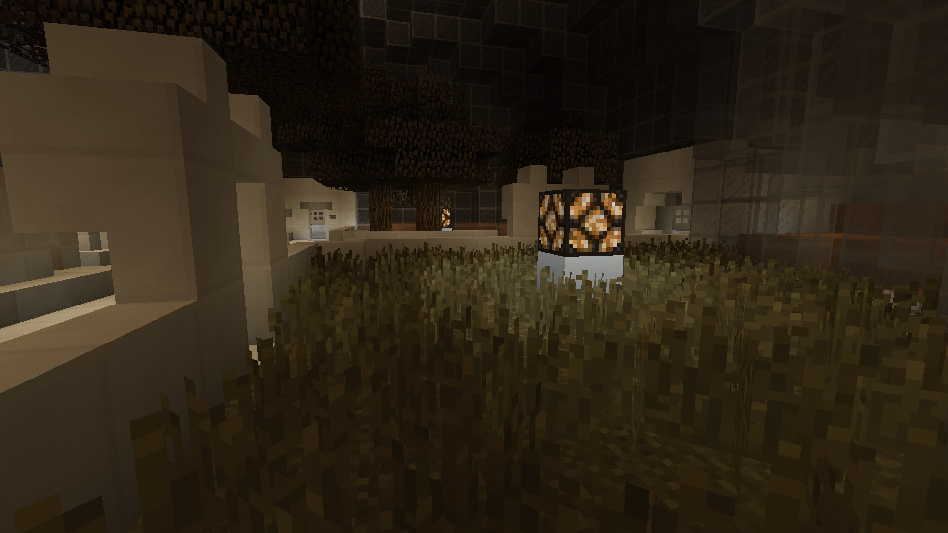 The Cavern at Elysium Planitia with Outpost Minecraft Map