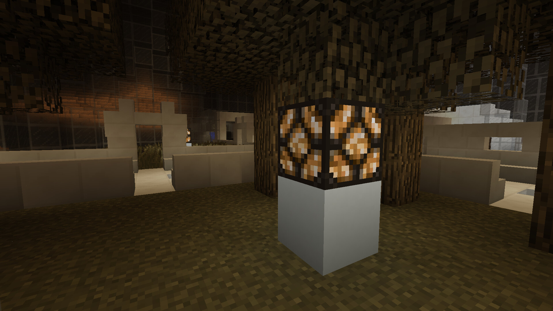 The Cavern at Elysium Planitia with Outpost Minecraft Map