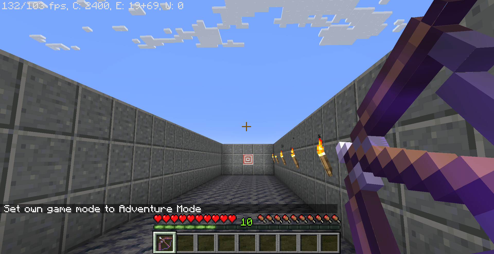 Aim practice w/ targets Minecraft Map