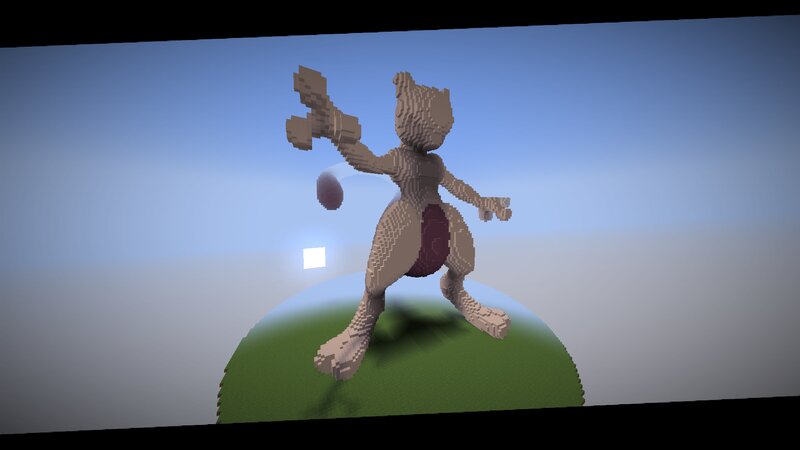 Mewtwo Schematics and World Download Minecraft Map