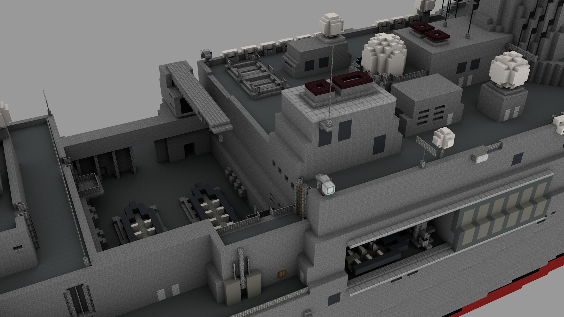 San Antonio Class Landing Ship / 2:1 Scale Minecraft Map