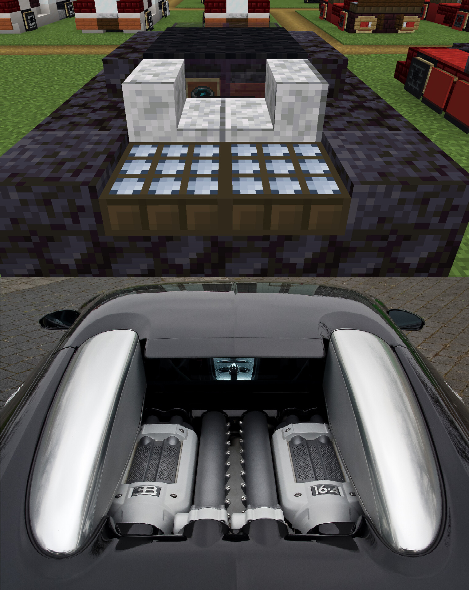 Bugatti Veyron Minecraft Map