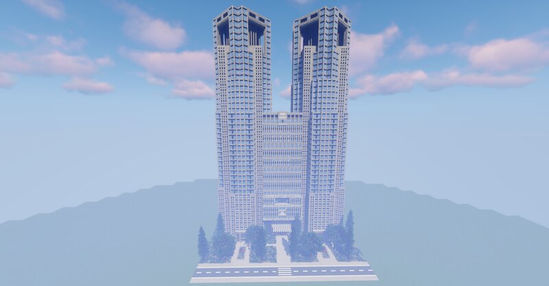 Double Skyscraper Minecraft Map