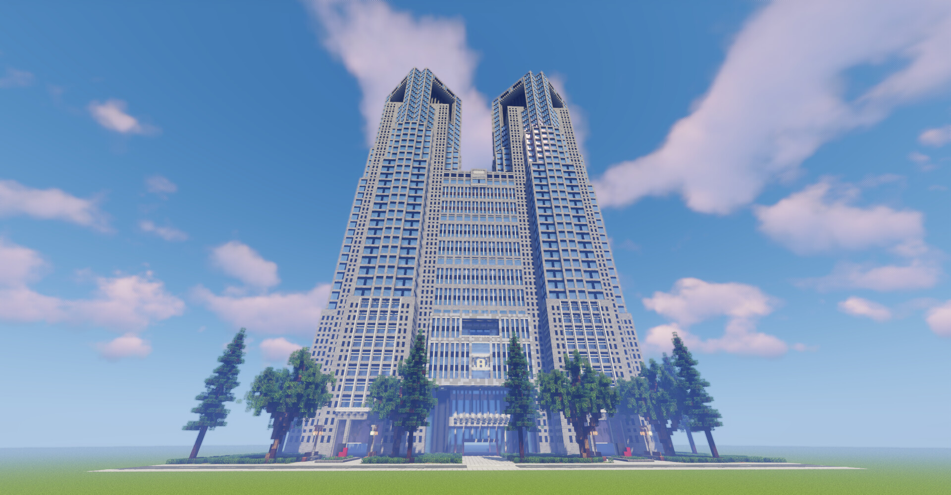 Double Skyscraper Minecraft Map