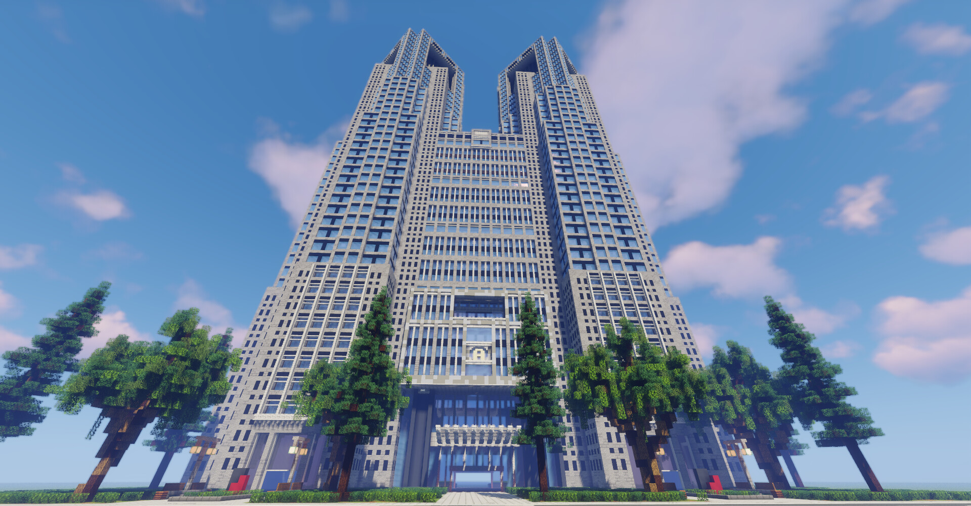 Double Skyscraper Minecraft Map