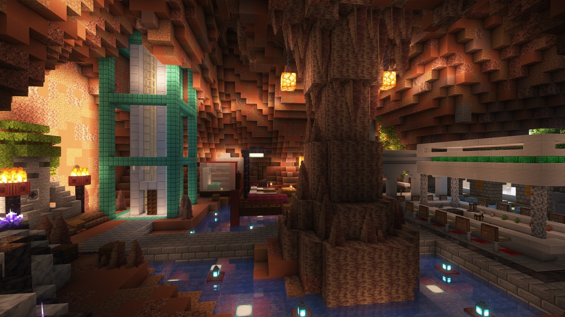 mangrove modern villa Minecraft Map