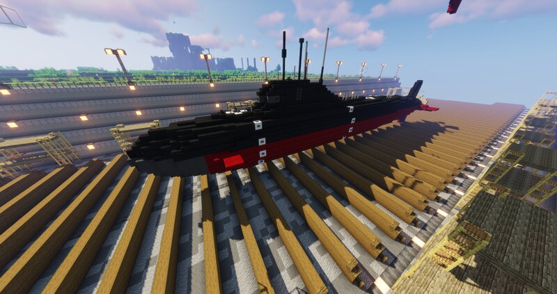 1:1 Alfa Class Submarine - Project 705 Lira Minecraft Map