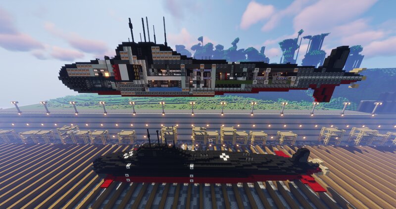 1:1 Alfa Class Submarine - Project 705 Lira Minecraft Map