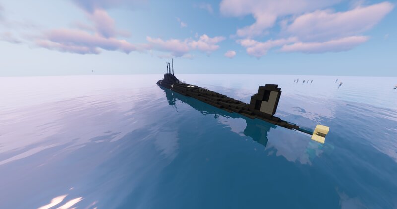 1:1 Alfa Class Submarine - Project 705 Lira Minecraft Map