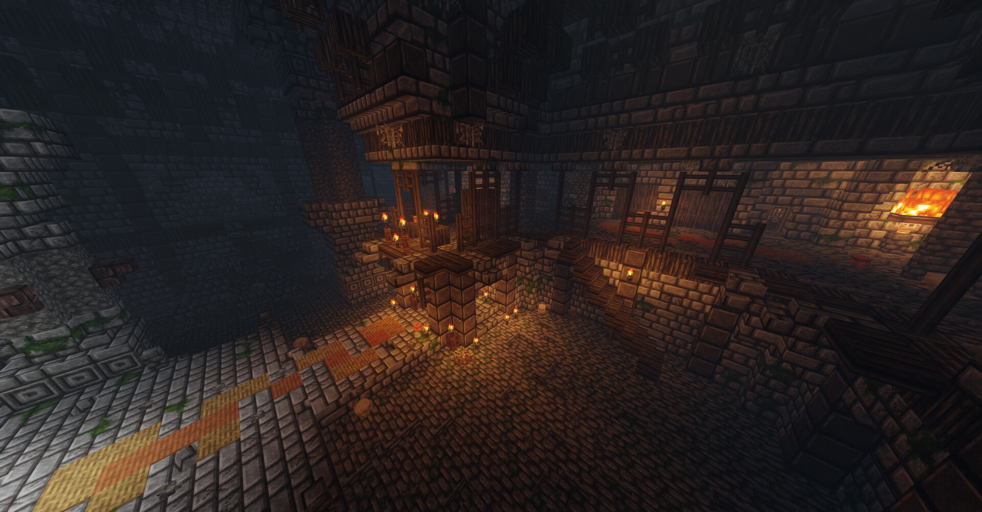 High Gate Ruins, with full interior (Skyrim TES) Minecraft Map