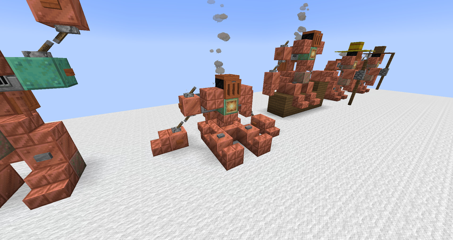 Steampunk robot Minecraft Map