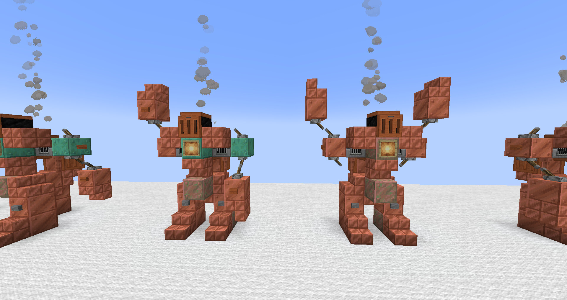 Steampunk robot Minecraft Map