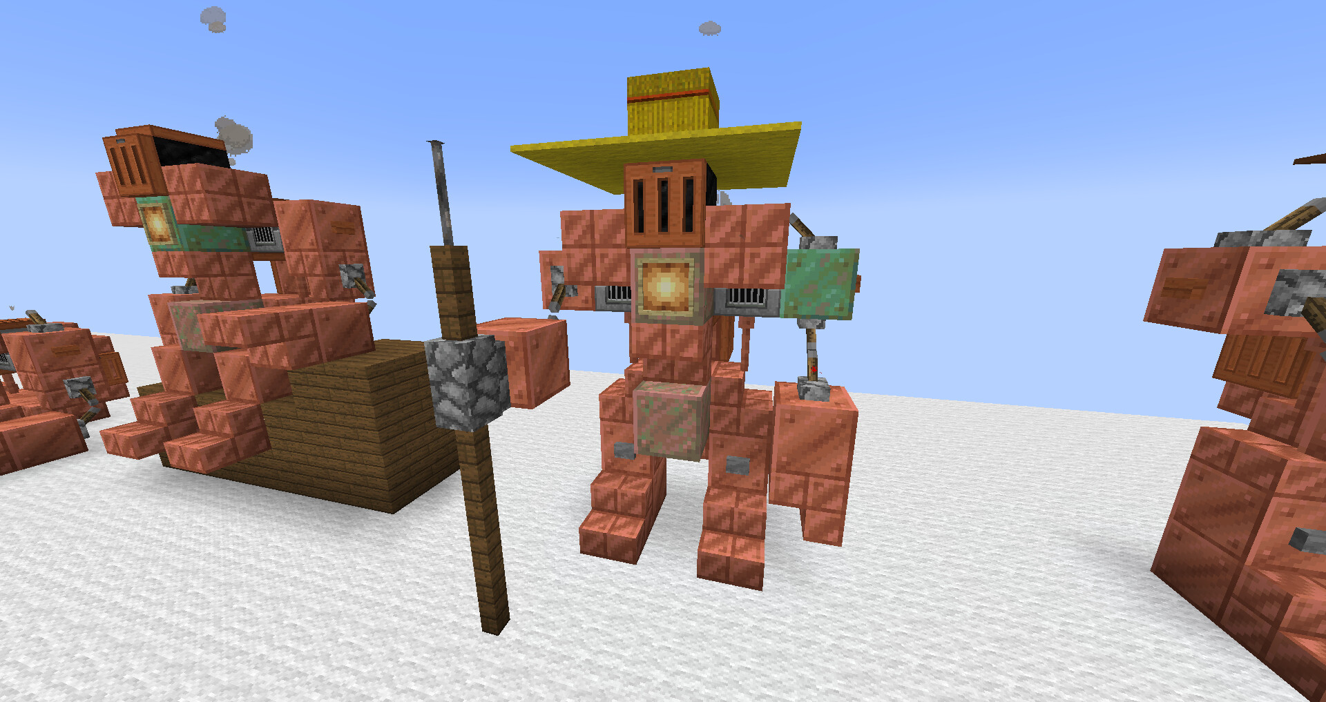 Steampunk robot Minecraft Map